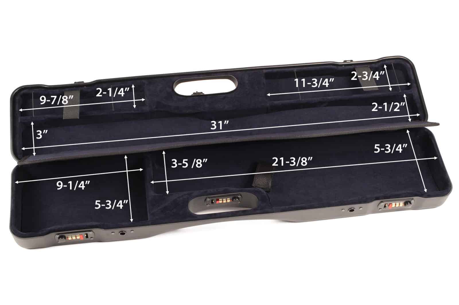 Luxury Side by Side Shotgun Cases | SxS Shotgun Cases | Negrini Cases