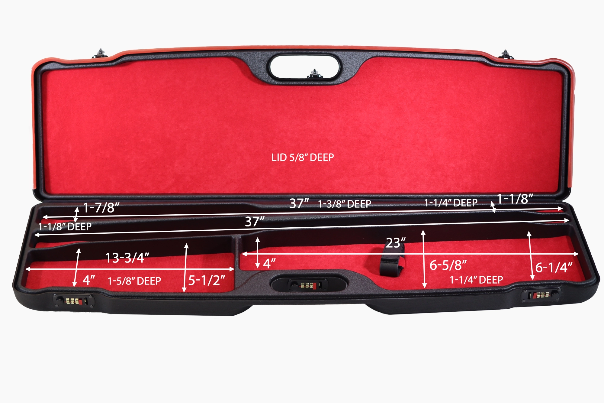 Negrini 1693iA-2C/6894 Semi Auto Shotgun Hard Case